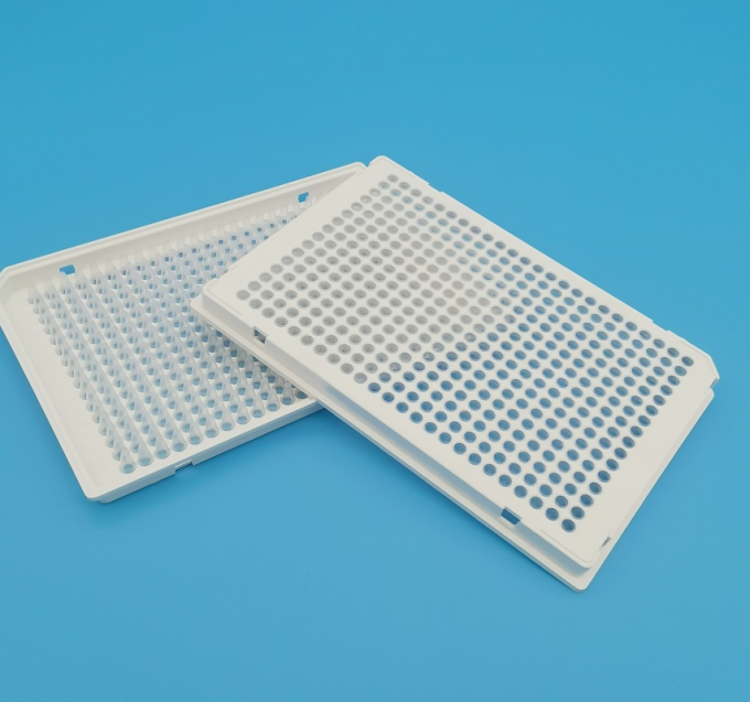 White Deep Well PCR Plates 0.1ml PCR 96 Well Non Skirted
