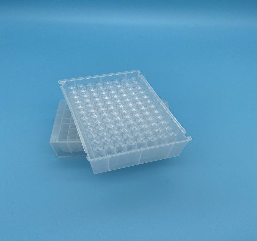 Transparent Deep Well Pcr Plates 96 Well Square Well Sharp Bottomed ...