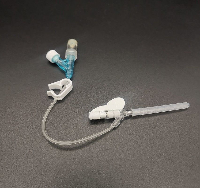 Blue Adults Disposable IV Cannula Catheter 22G Y Type For Routine Infusion