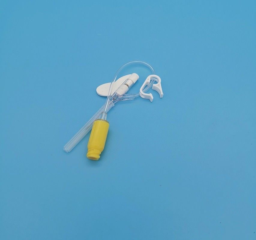 Yellow Disposable IV Cannula 24G Butterfly Positive Pressure Type ...