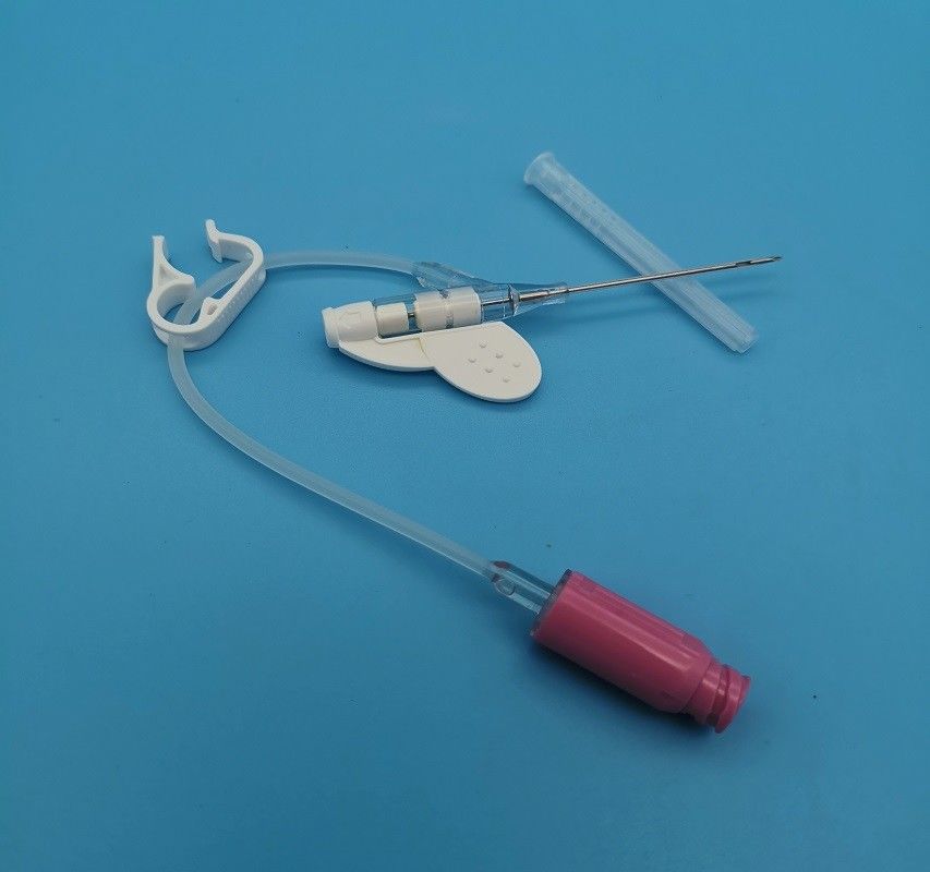Pink Disposable Iv Cannula 20G Butterfly Type Positive Pressure ...